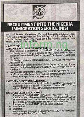 How To Apply For Immigration Recruitment 2023 And Get The Job