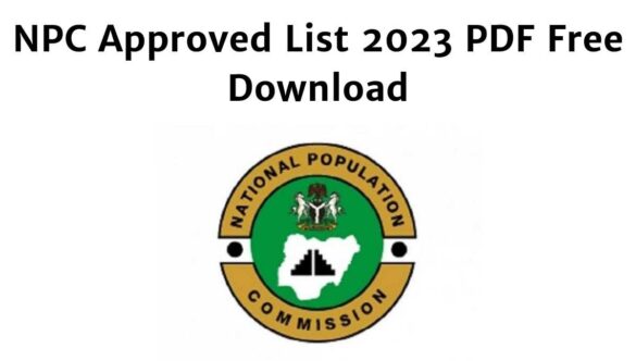 NPC Approved List 2023 PDF Free Download