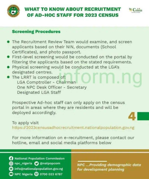 NPC Quiz Questions And Answers And Screening Requirements 2023