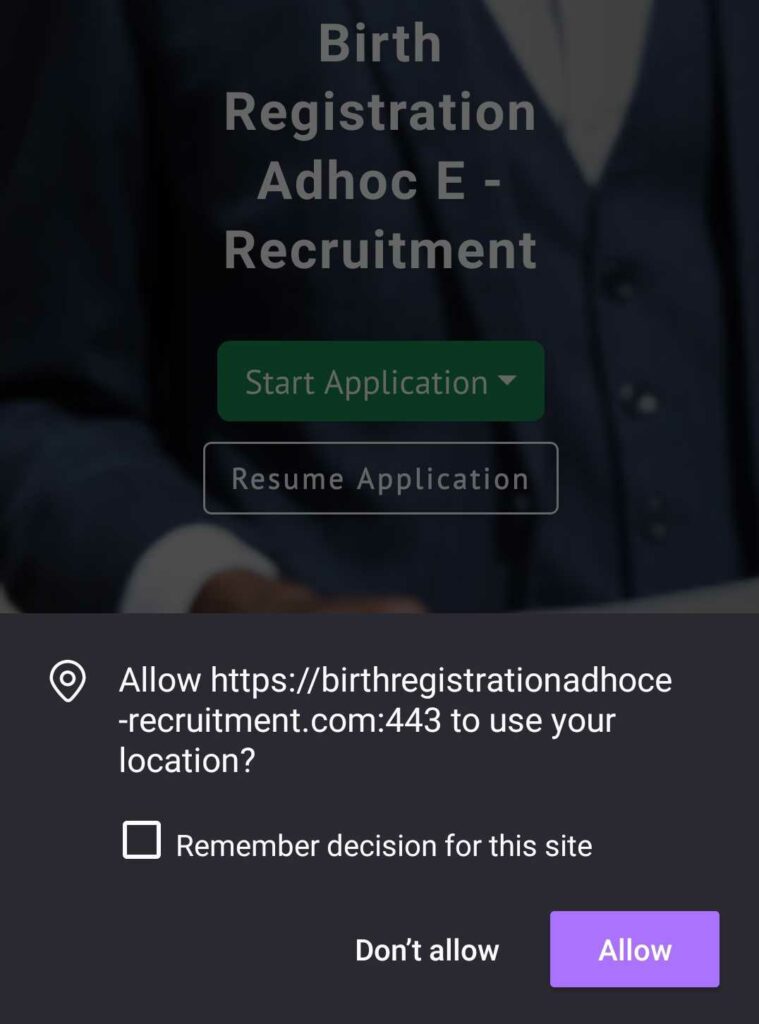 How To Fix "Please turn on your location" On NPC Birth Registration ...