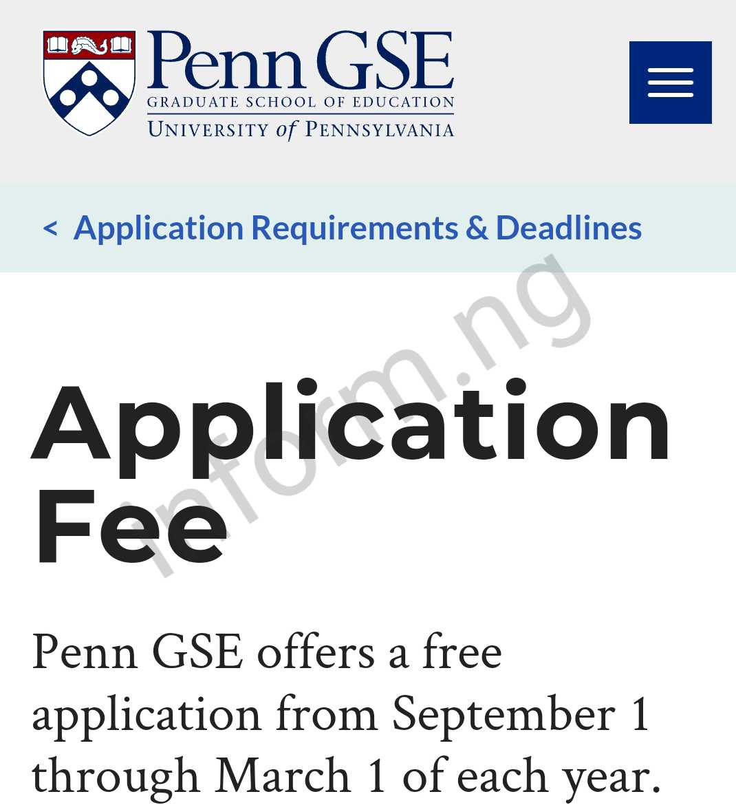 University of Pennsylvania Application Fee Waiver 2025 [New]