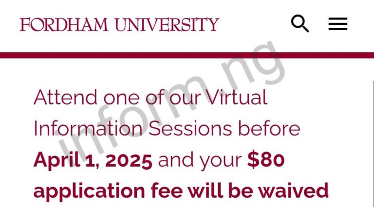 Fordham University Application Fee Waiver 2025 [Updated]