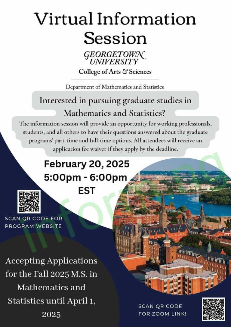 Georgetown University Application Fee Waiver 2025 [Latest]