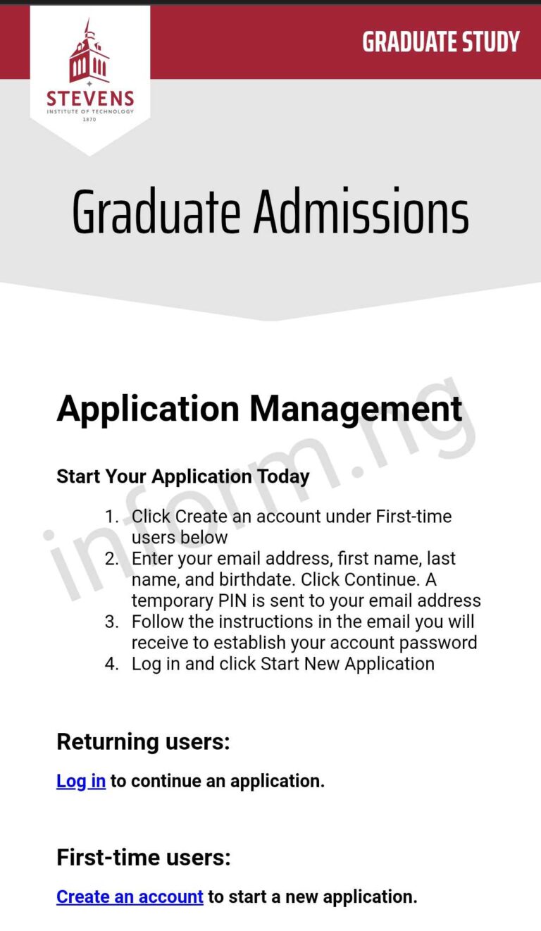 Stevens Institute of Technology Application Fee Waiver 2025