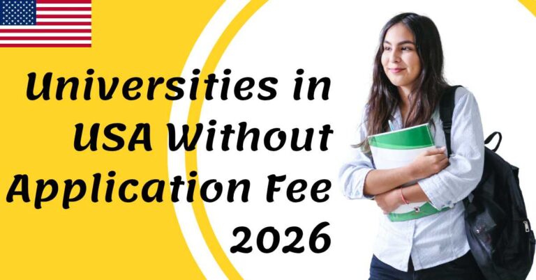 Universities in USA Without Application Fee 2026 [Free 100%]