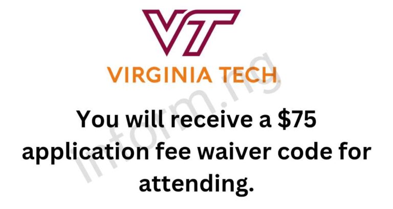 Virginia Tech Application Fee Waiver 2026 [New]