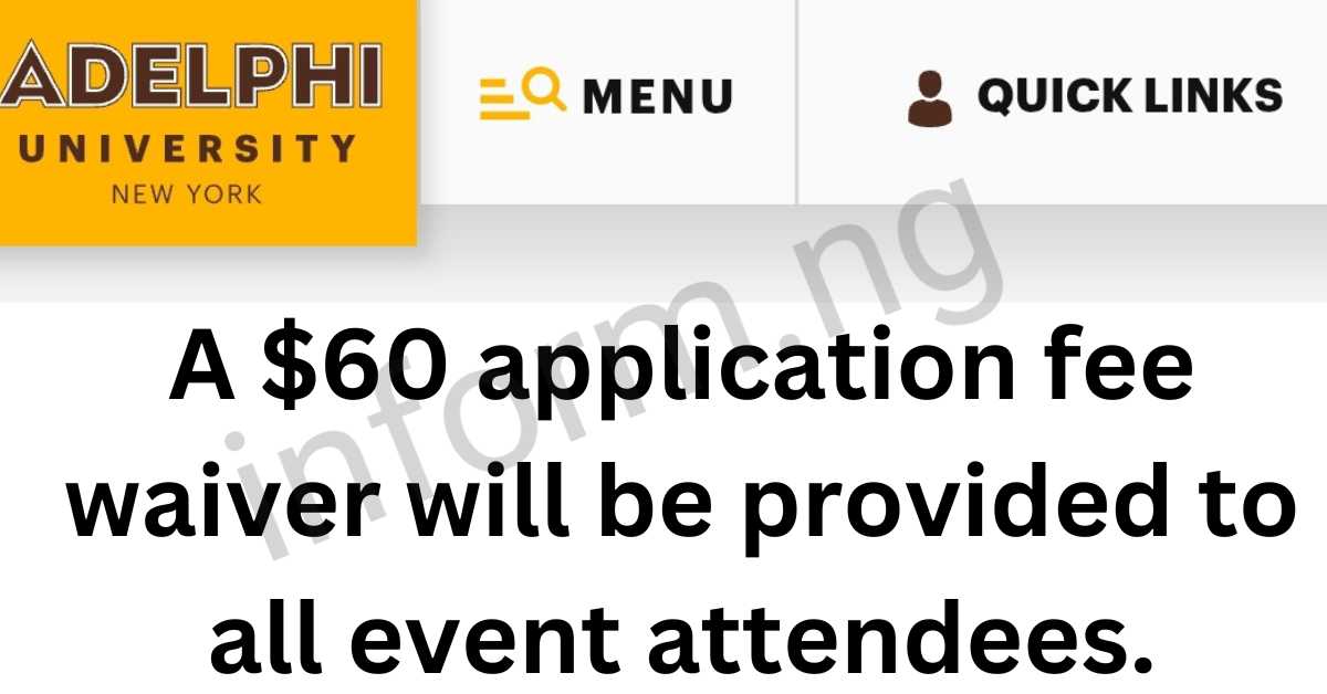 Adelphi University Application Fee Waiver 2026