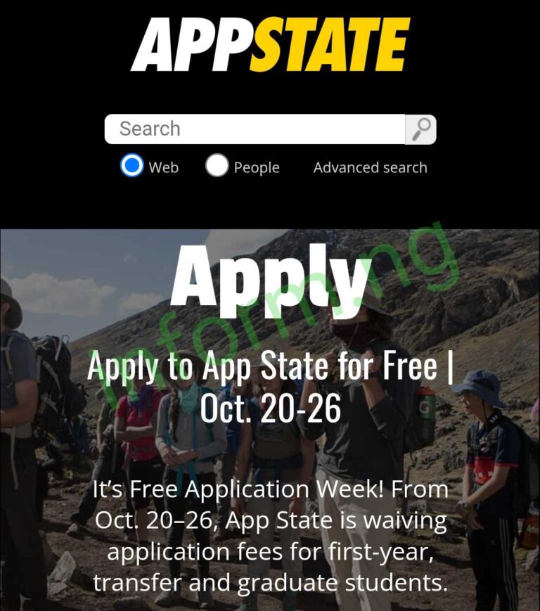 Appalachian State University Application Fee Waiver 2026