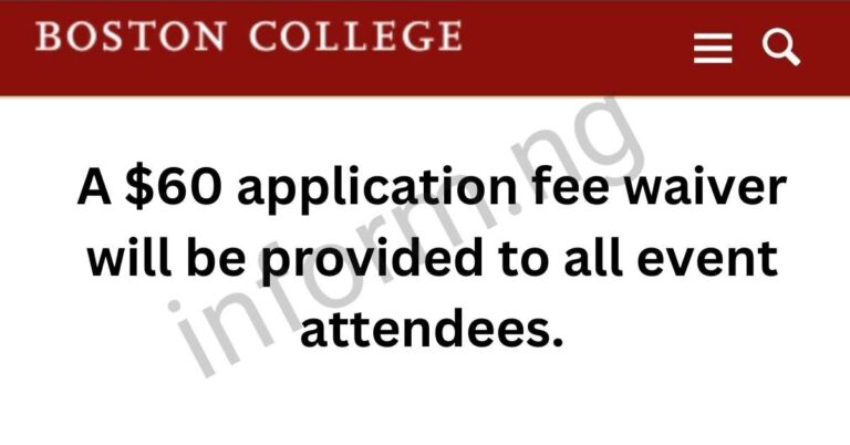 Boston College Application Fee Waiver 2026 [Updated]